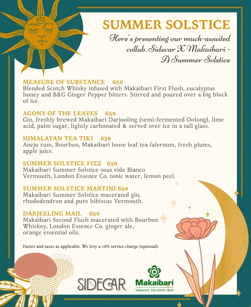 SIGNATURE MENUS - SidecarIndia.com